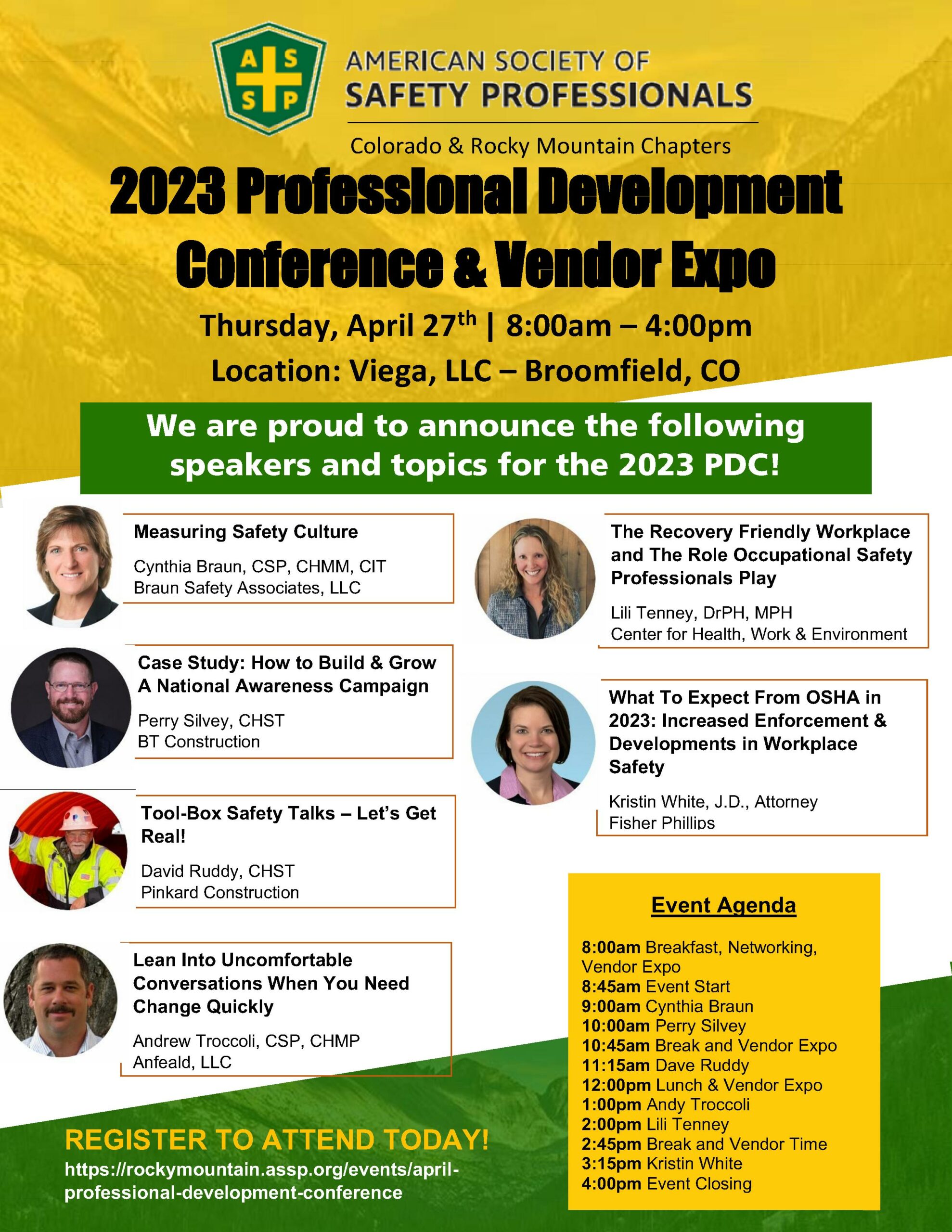 Chapter News – ASSP Rocky Mountain Chapter
